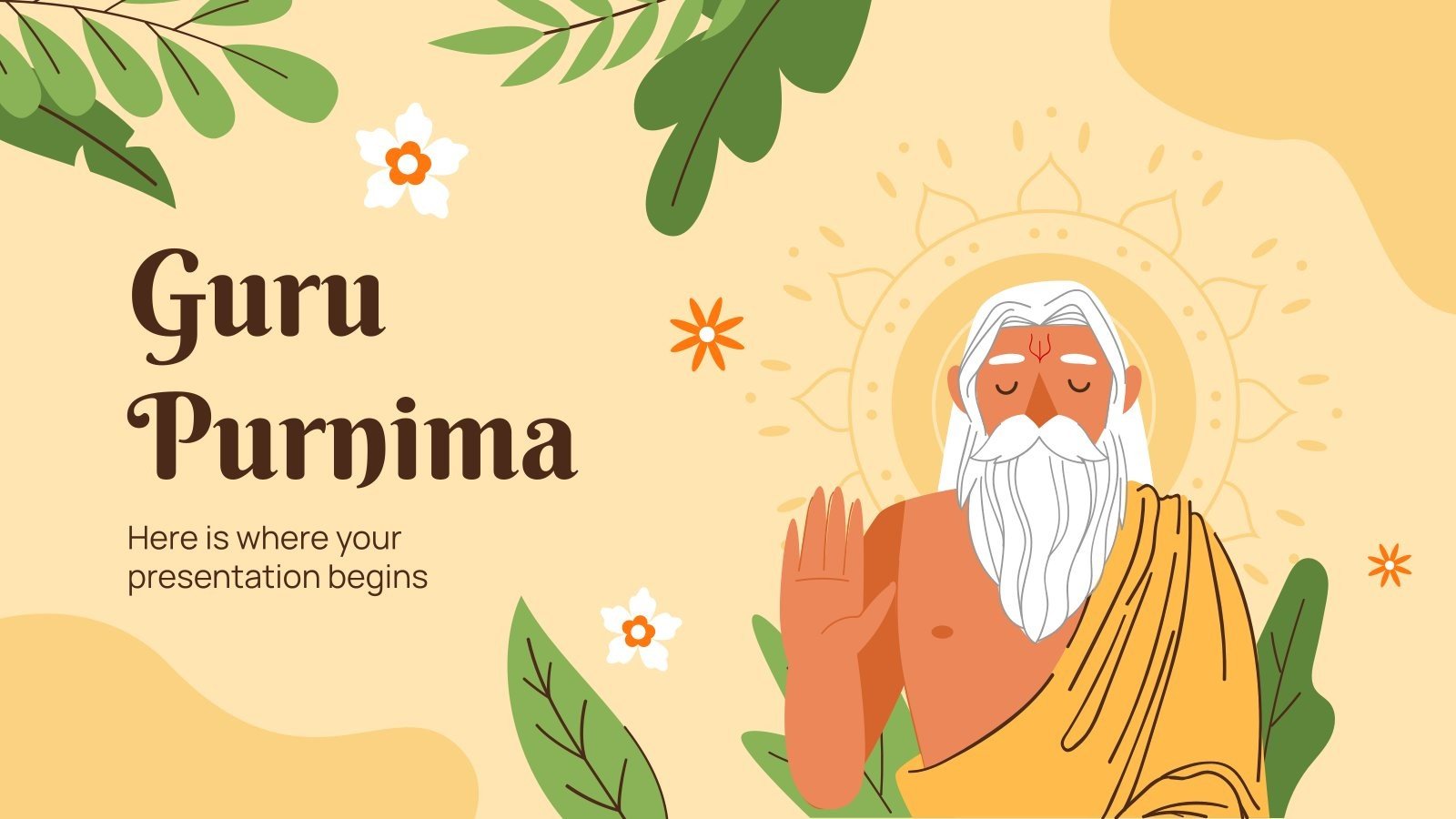 Free templates about Hinduism for Google Slides & PowerPoint