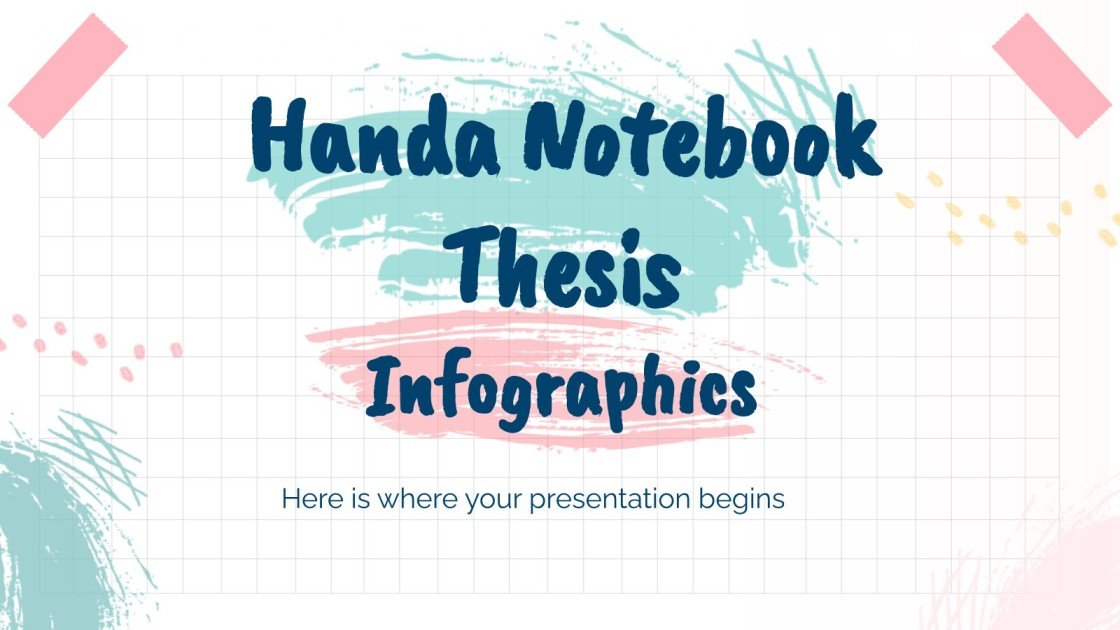 Handa Notebook Thesis Infographics | Google Slides & PPT