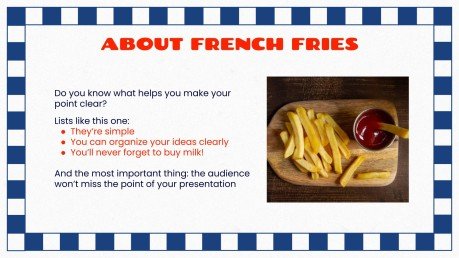 Let's Eat at National French Fries Day! | Google Slides & PPT