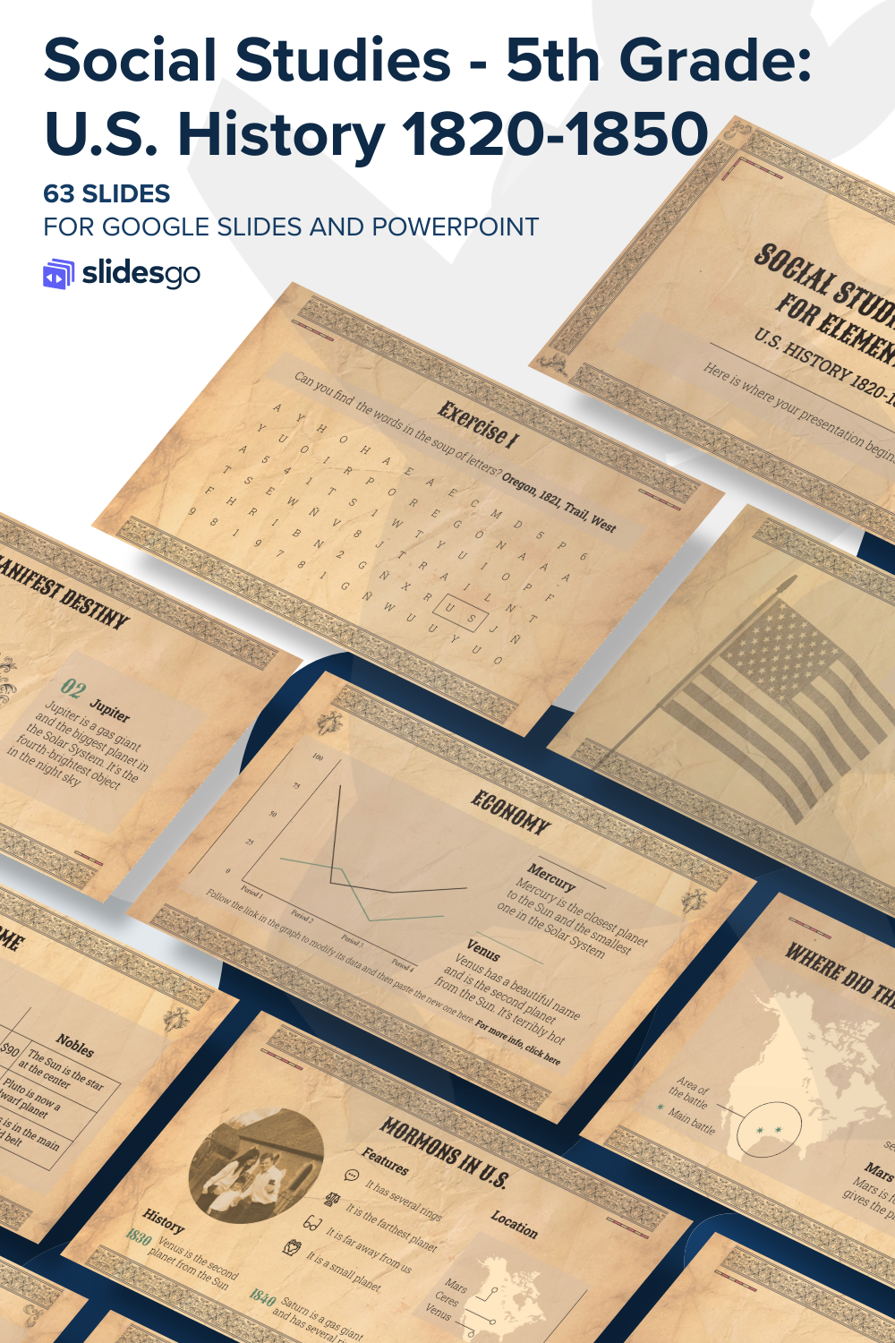 Social Studies Subject for Elementary: U.S. History 1820-1850