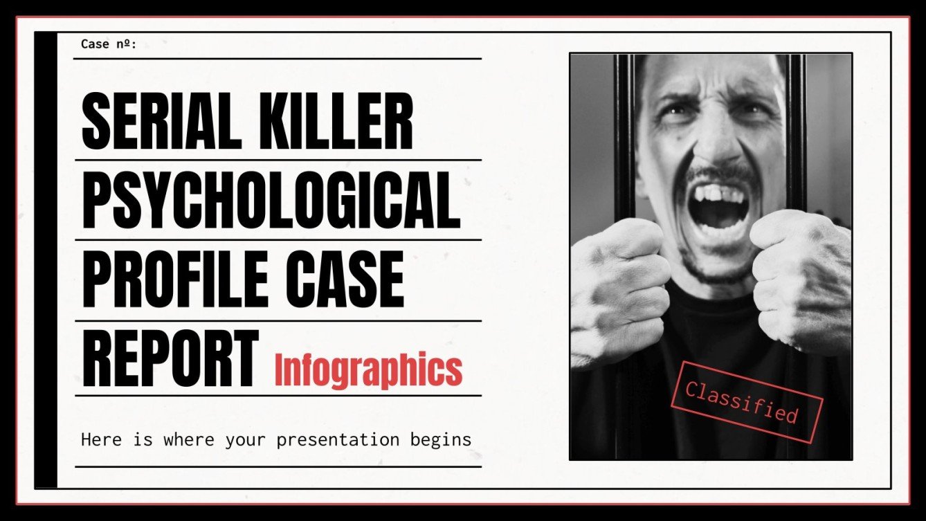 Serial Killer Psychological Profile Case Report Infographics