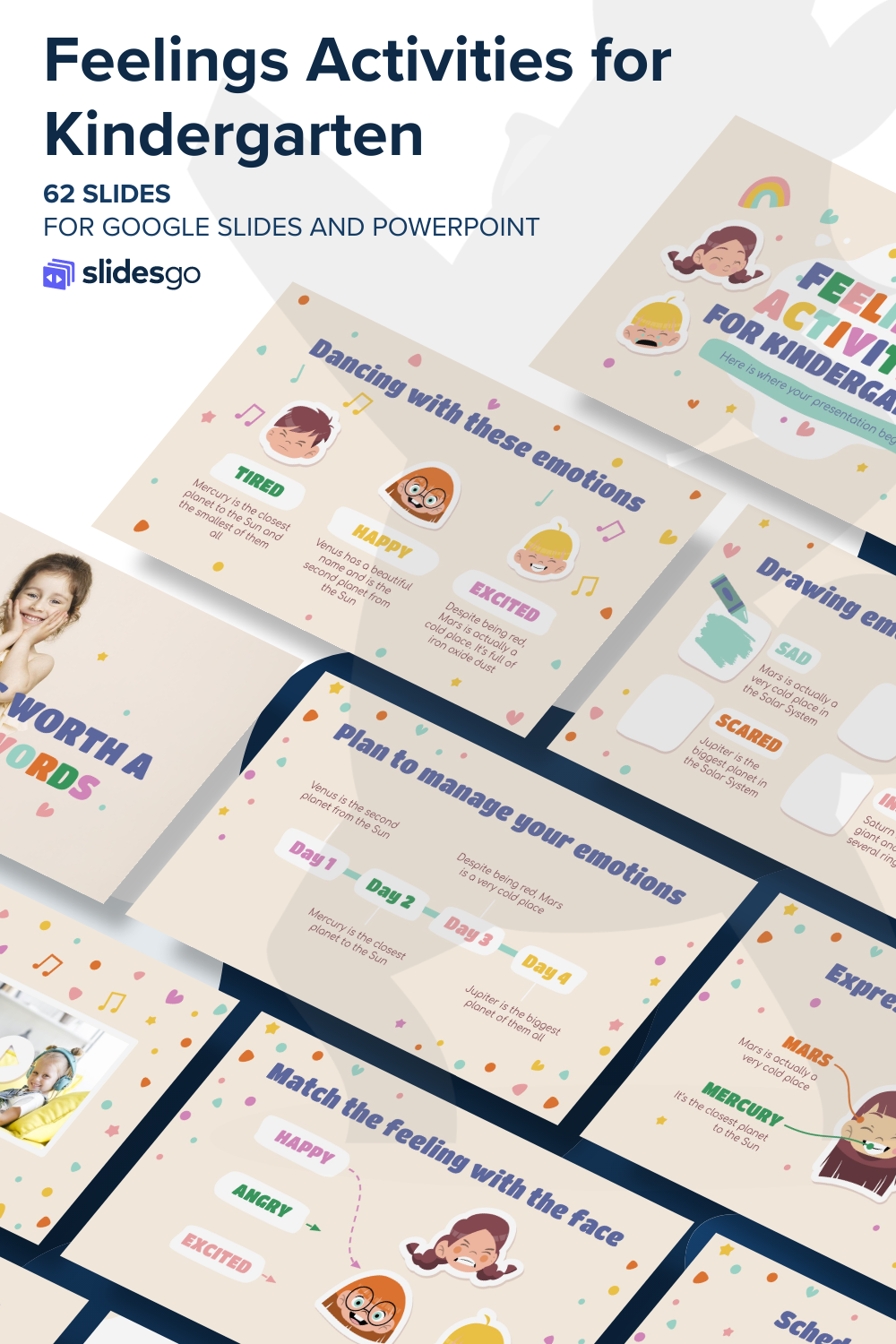 Feelings Activities for Kindergarten | Google Slides & PPT