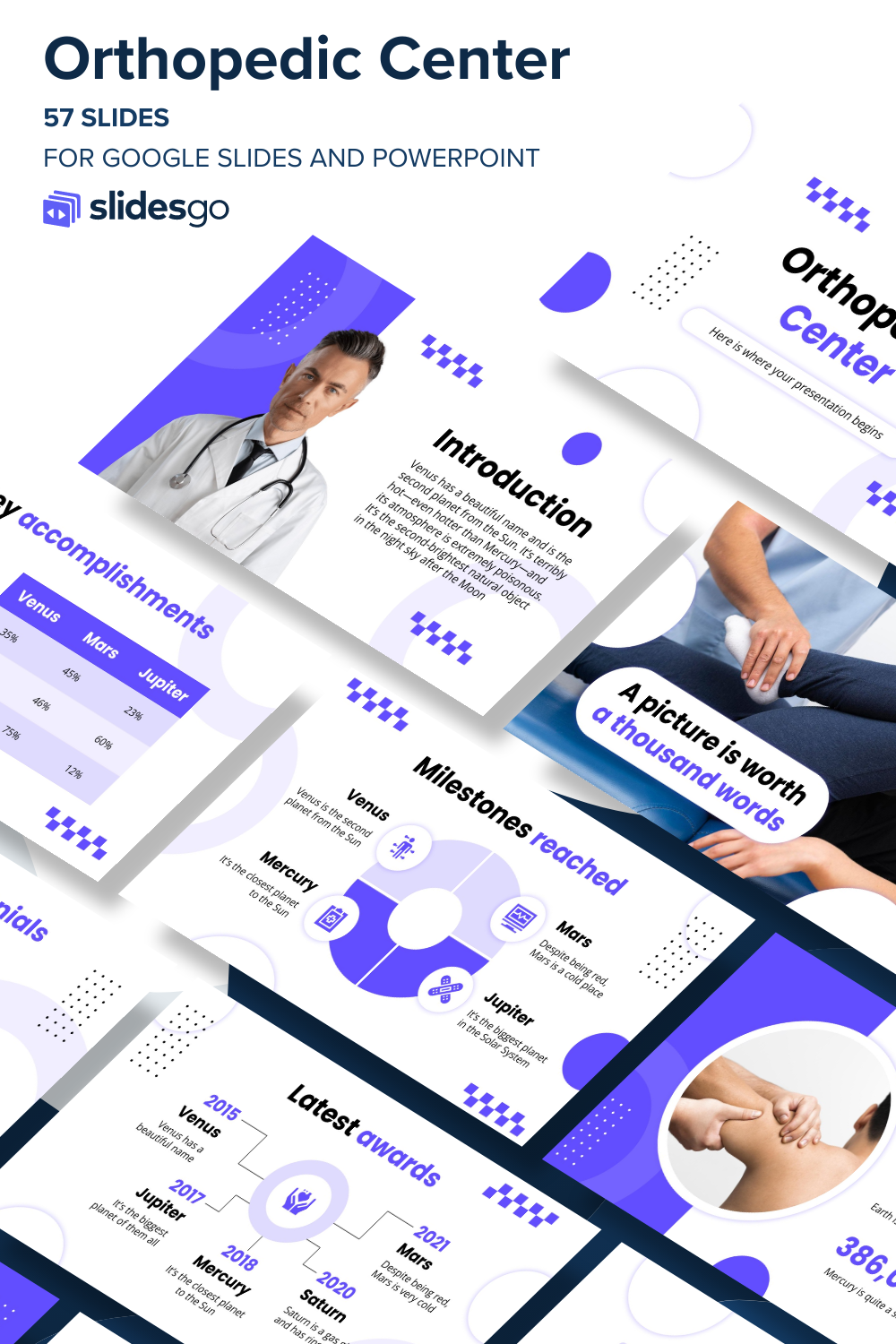 Orthopedic Center | Google Slides theme & PowerPoint template