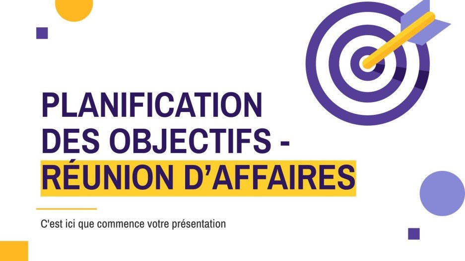 Goals Planification Business Meeting | Google Slides & PPT