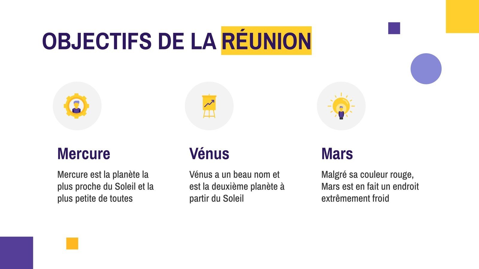 Goals Planification Business Meeting | Google Slides & PPT