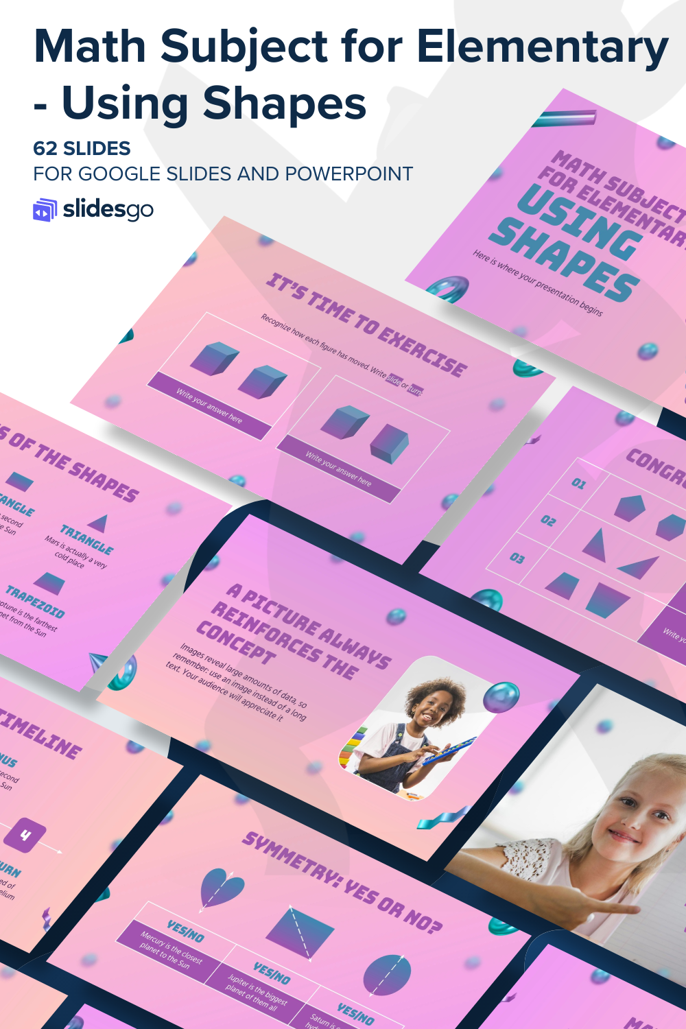 Math for Elementary: Using Shapes | Google Slides & PPT