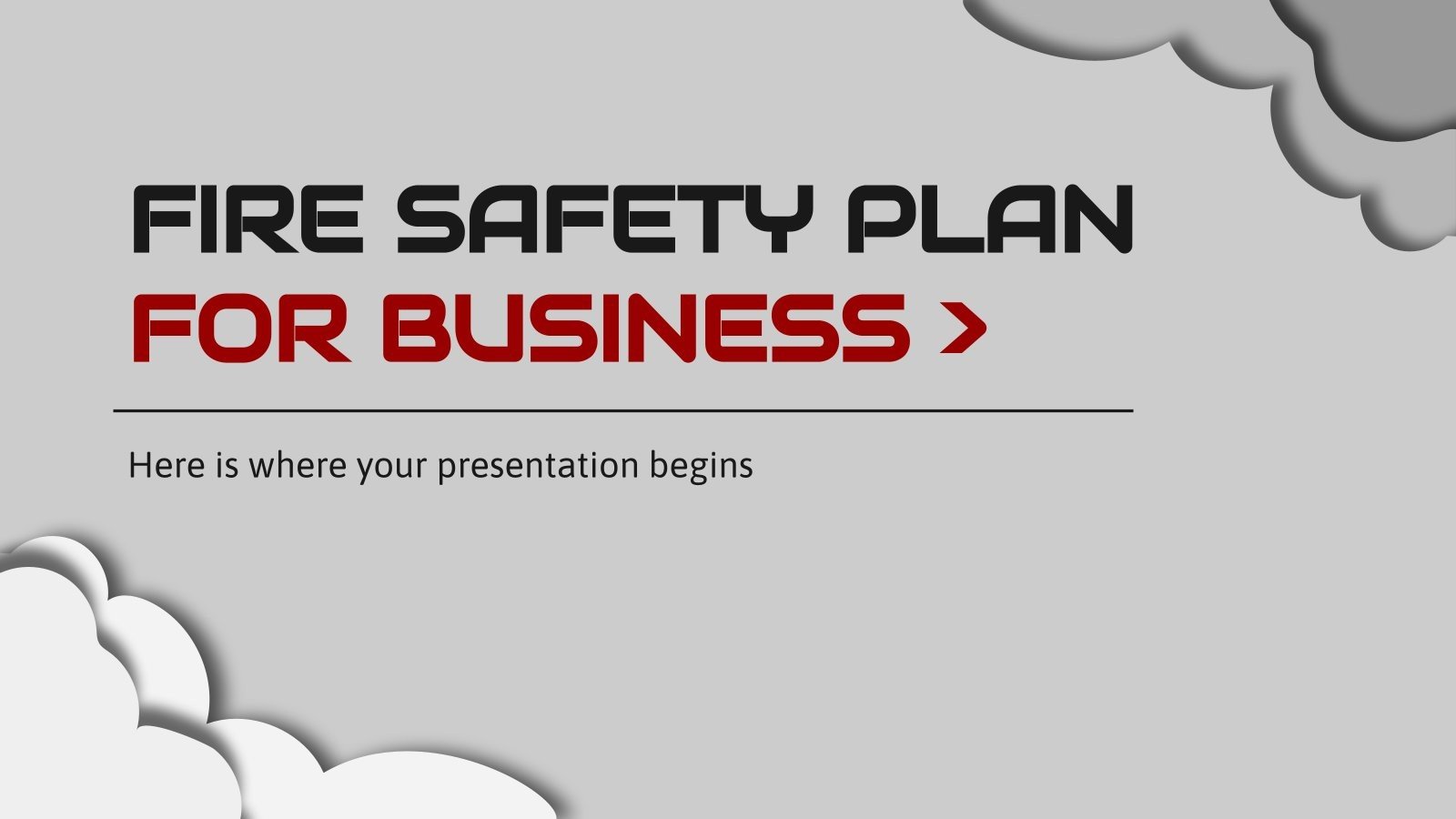 Fire Safety Plan for Business | Google Slides & PowerPoint