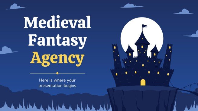 Plantillas de temática medieval para Google Slides y PowerPoint