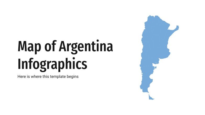 Map of Argentina Infographics for Google Slides & PowerPoint