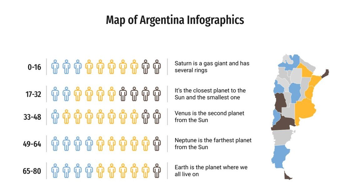Map of Argentina Infographics for Google Slides & PowerPoint