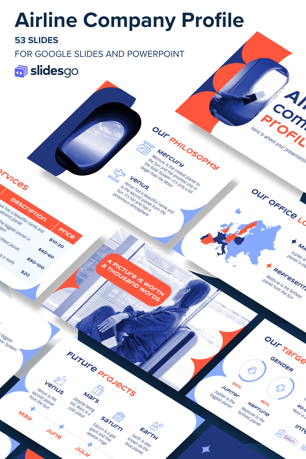 Airline Company Profile | Google Slides & PowerPoint