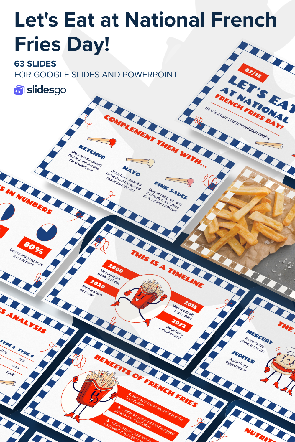 Let's Eat at National French Fries Day! | Google Slides & PPT