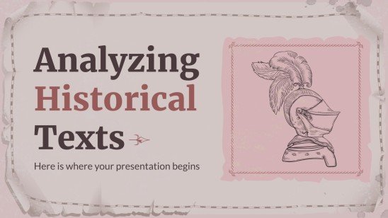 Analyzing Historical Texts | Google Slides & PowerPoint