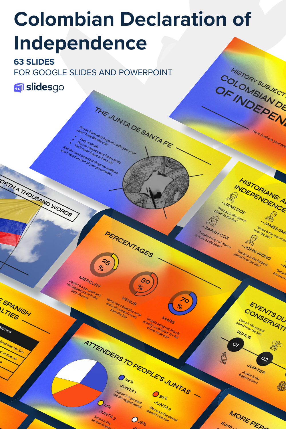 History: Colombian Declaration of Independence | Google Slides