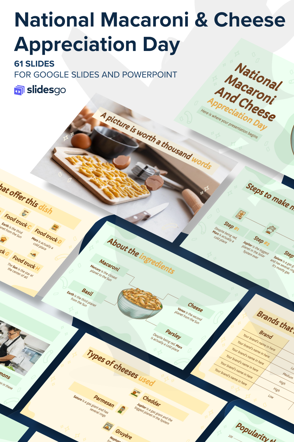 National Macaroni and Cheese Appreciation Day | Google Slides