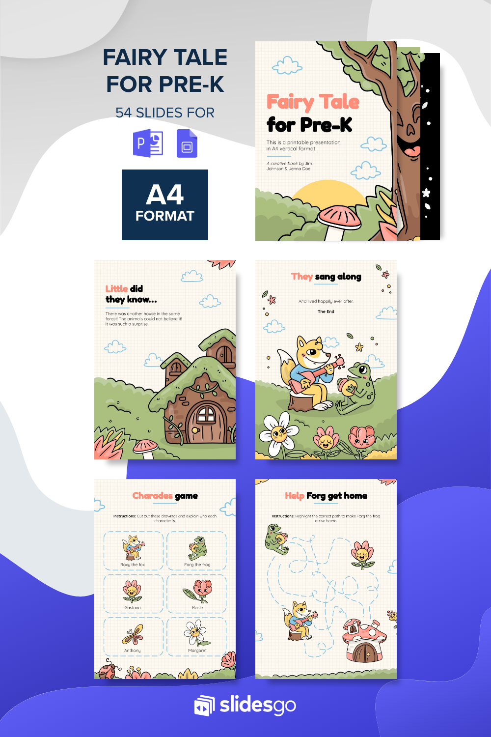 Fairy Tale for Pre-K | Google Slides & PowerPoint template