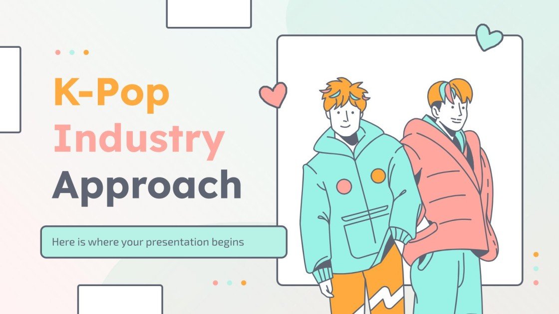 Free K-pop templates for Google Slides and PowerPoint