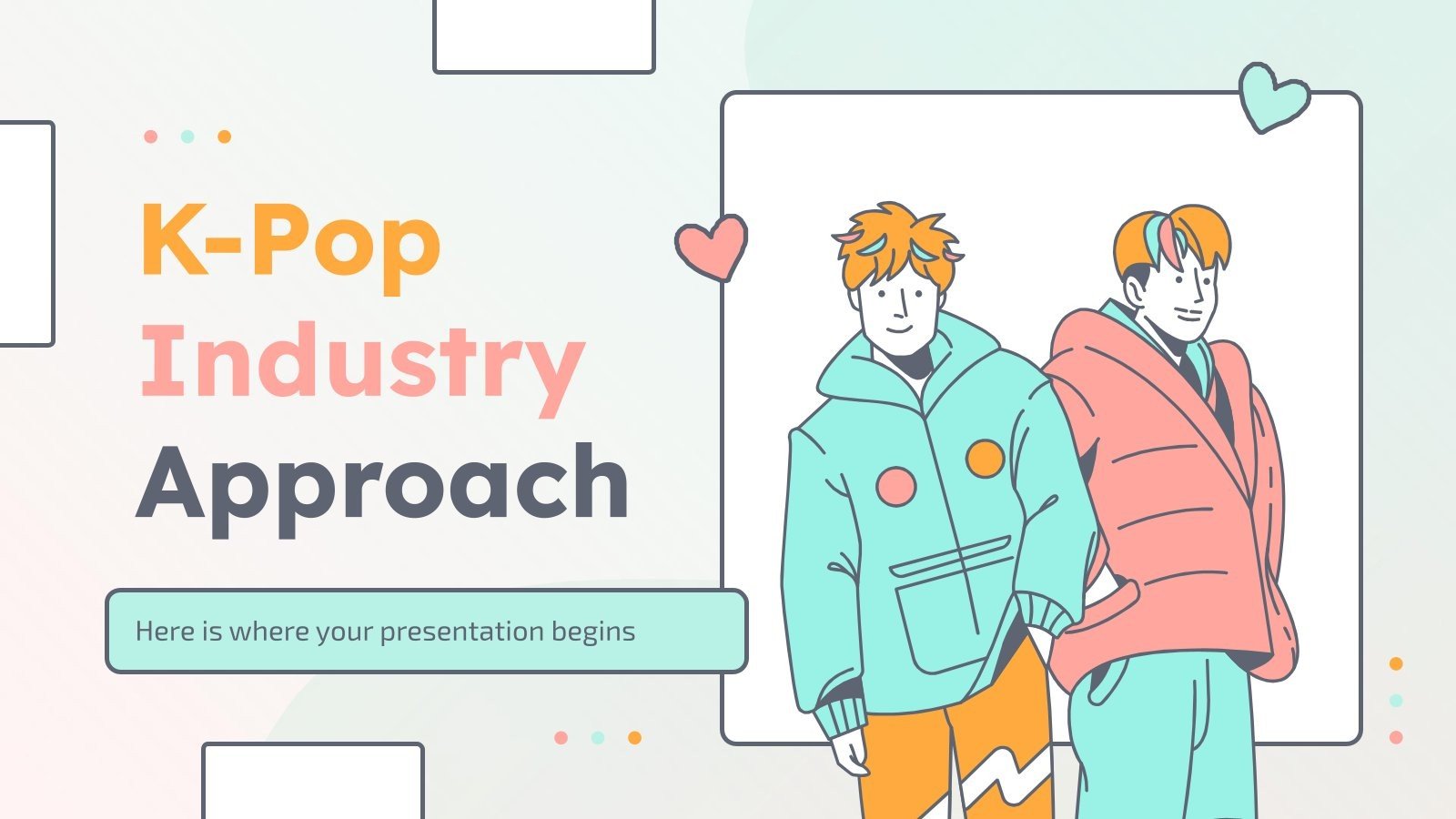 Free K-pop templates for Google Slides and PowerPoint