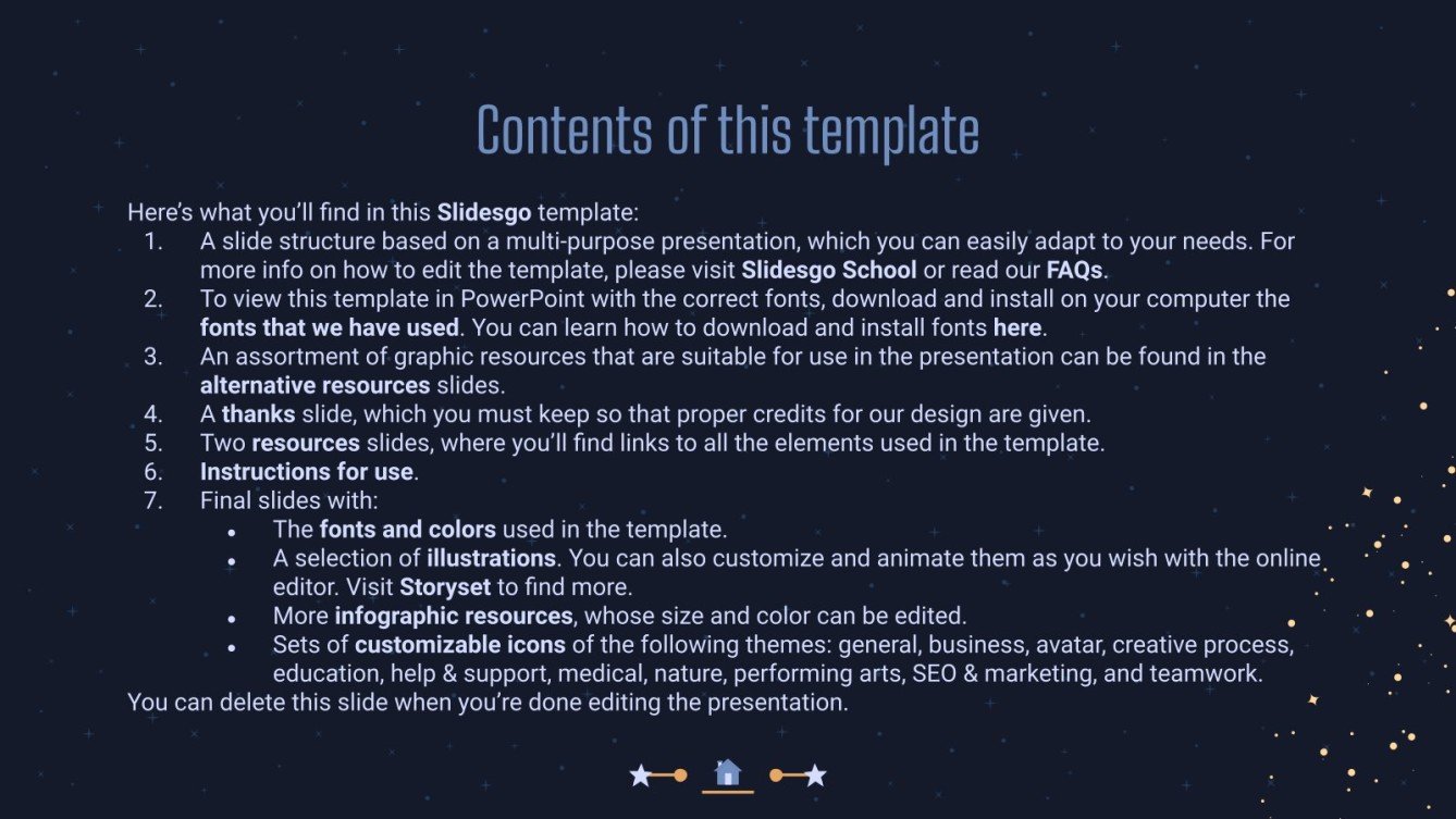 Outer Space and Galaxies Google Slides & PowerPoint template