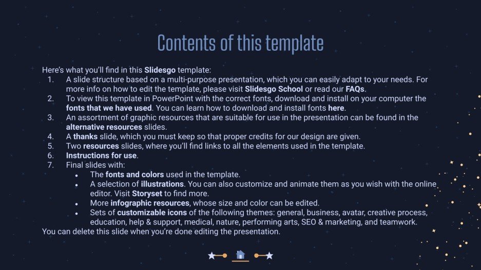Outer Space and Galaxies Google Slides & PowerPoint template