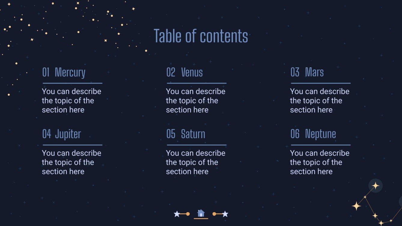 Outer Space and Galaxies Google Slides & PowerPoint template