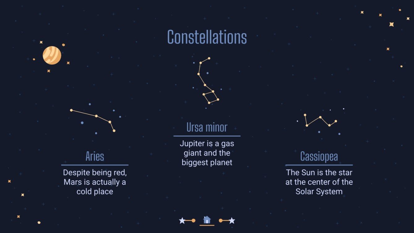 Outer Space and Galaxies Google Slides & PowerPoint template