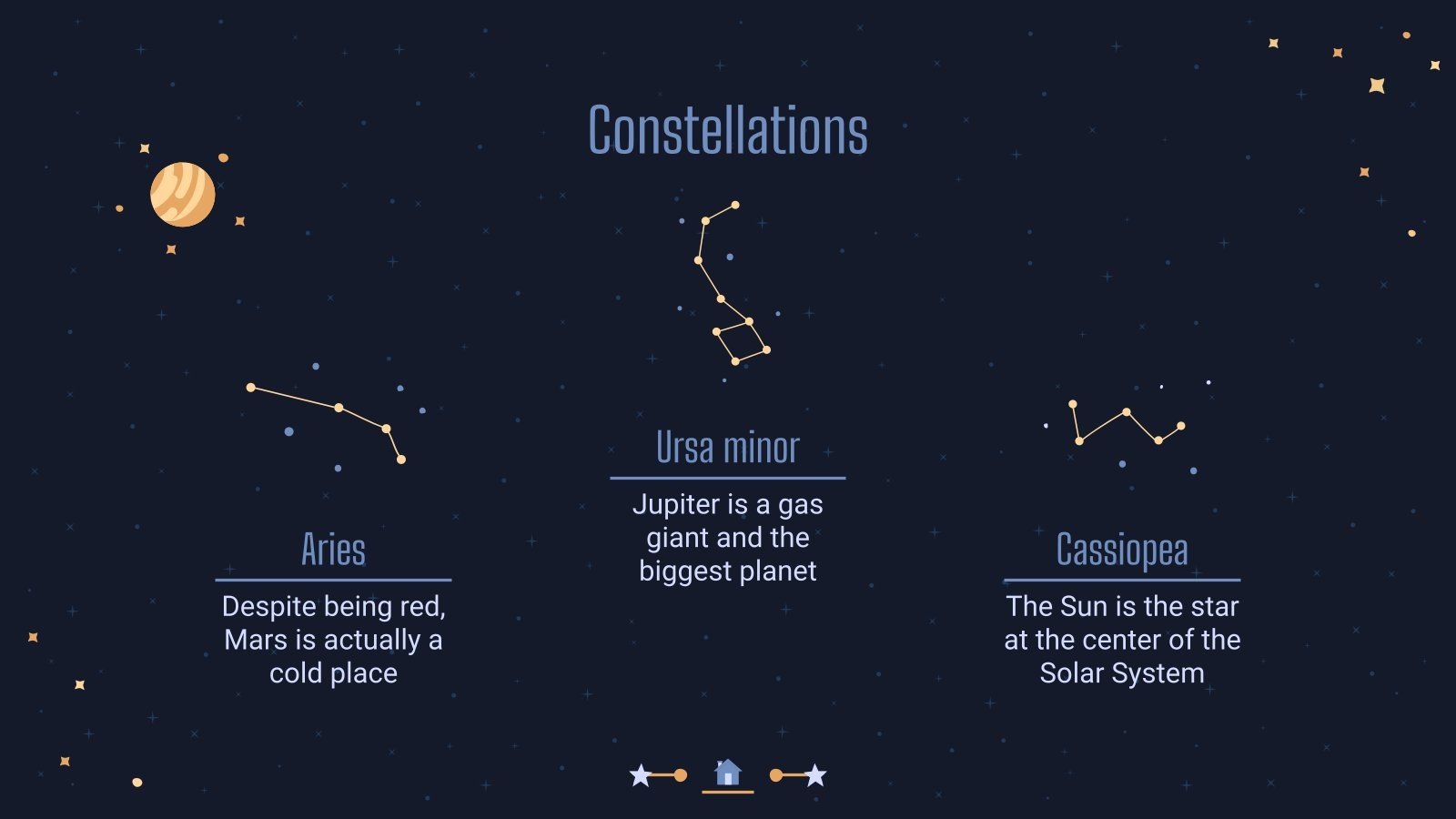Outer Space and Galaxies Google Slides & PowerPoint template
