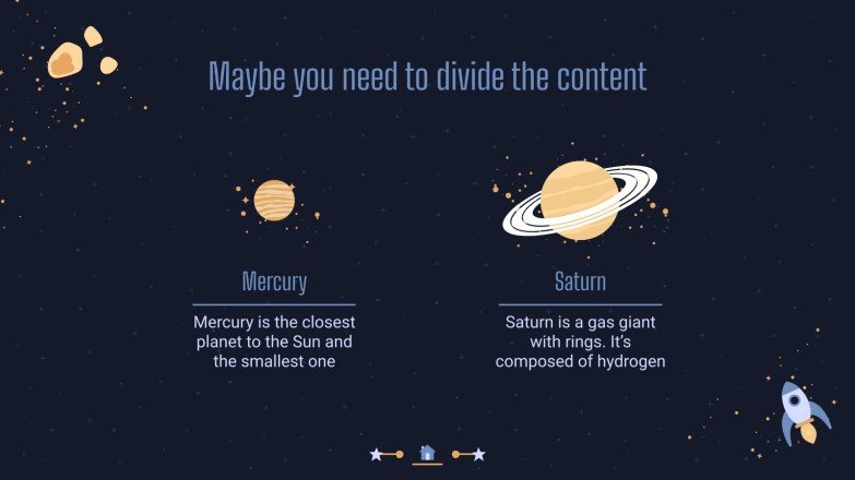 Outer Space and Galaxies Google Slides & PowerPoint template