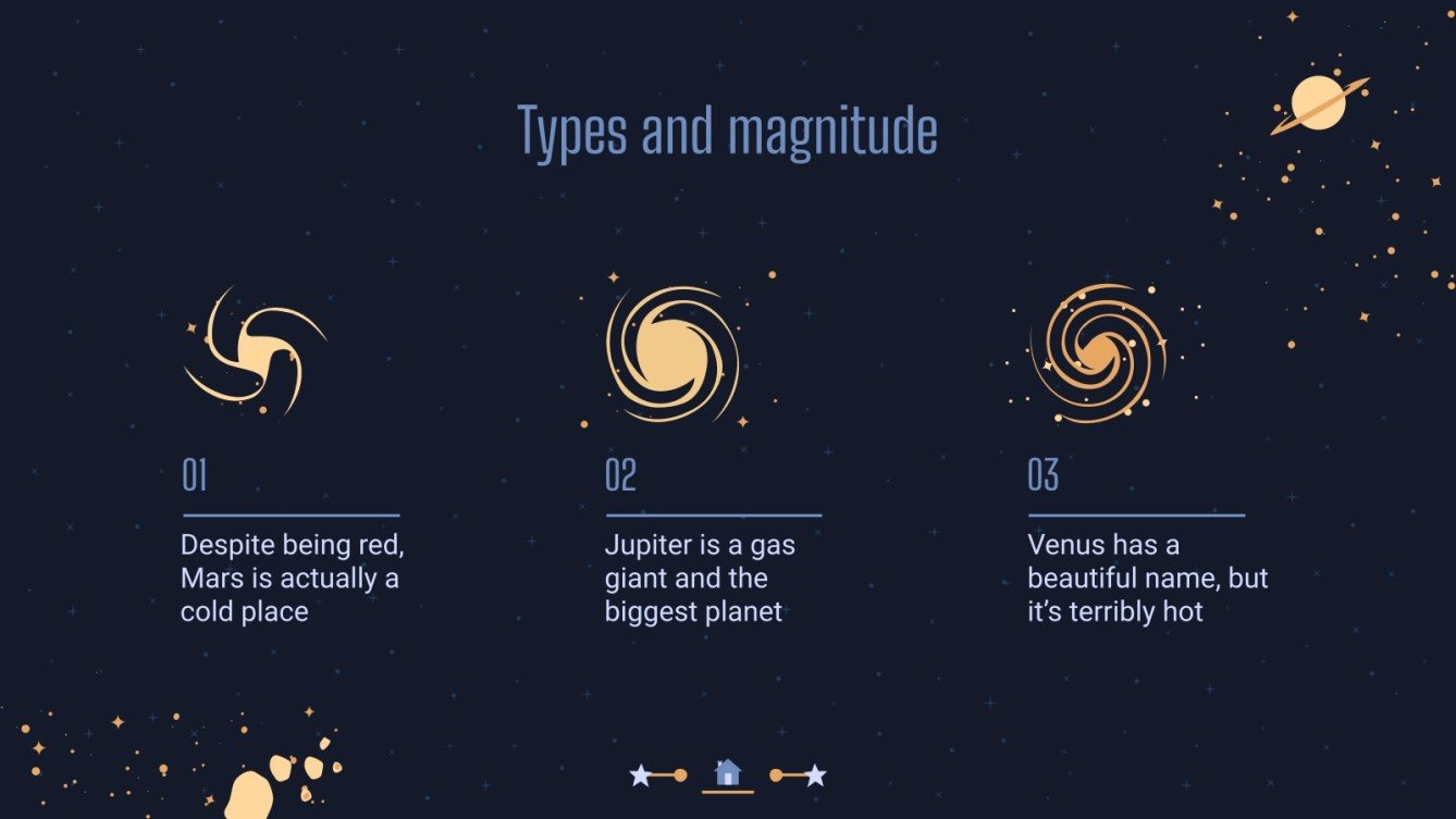 Outer Space and Galaxies Google Slides & PowerPoint template