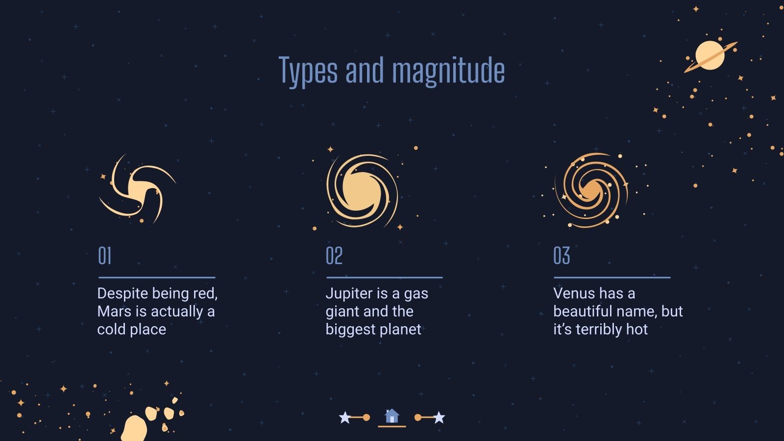 Outer Space and Galaxies Google Slides & PowerPoint template