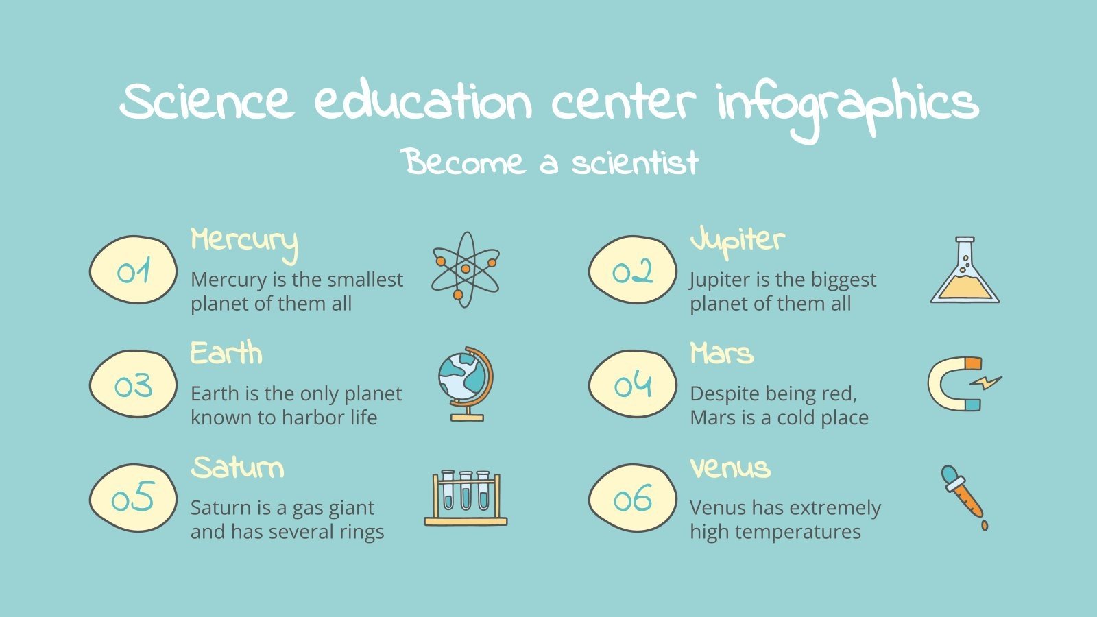 Science Education Center Infographics | Google Slides & PPT