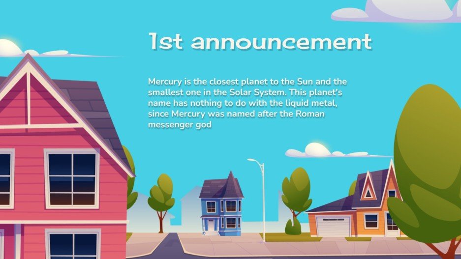 Neighborhood Newsletter | Google Slides & PowerPoint