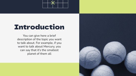 Padel Tennis Gym Center | Google Slides & PowerPoint