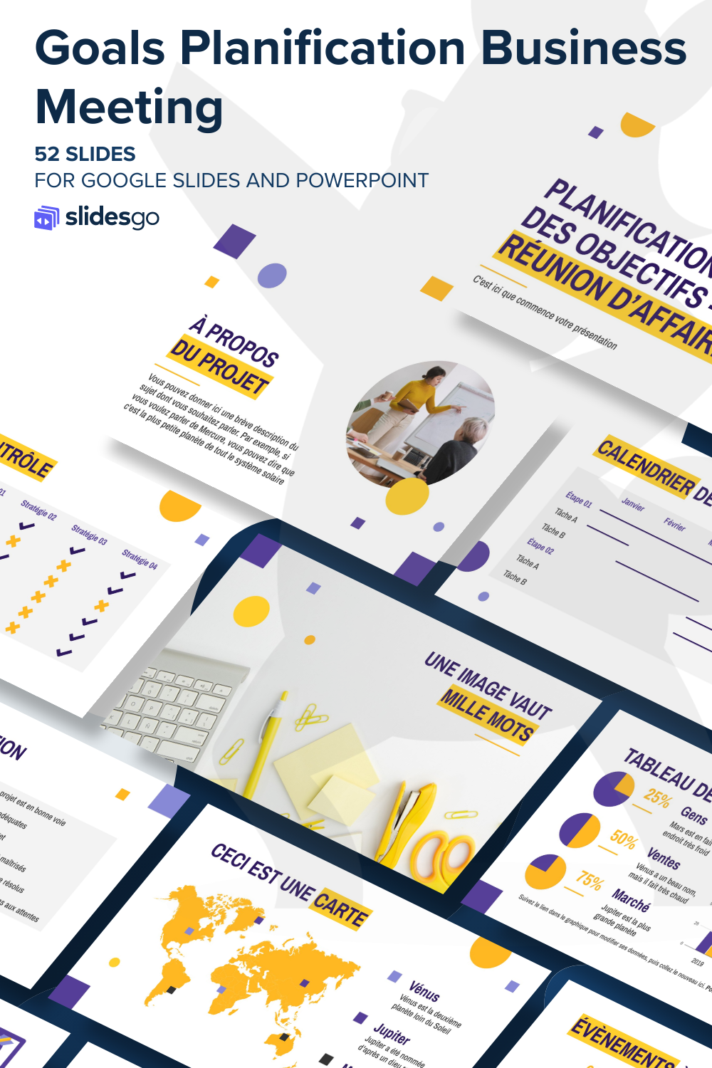 Goals Planification Business Meeting | Google Slides & PPT