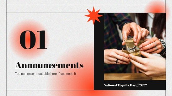 Summer Cocktail Bar MK Newsletter for National Tequila Day