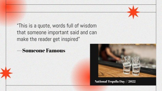 Summer Cocktail Bar MK Newsletter for National Tequila Day