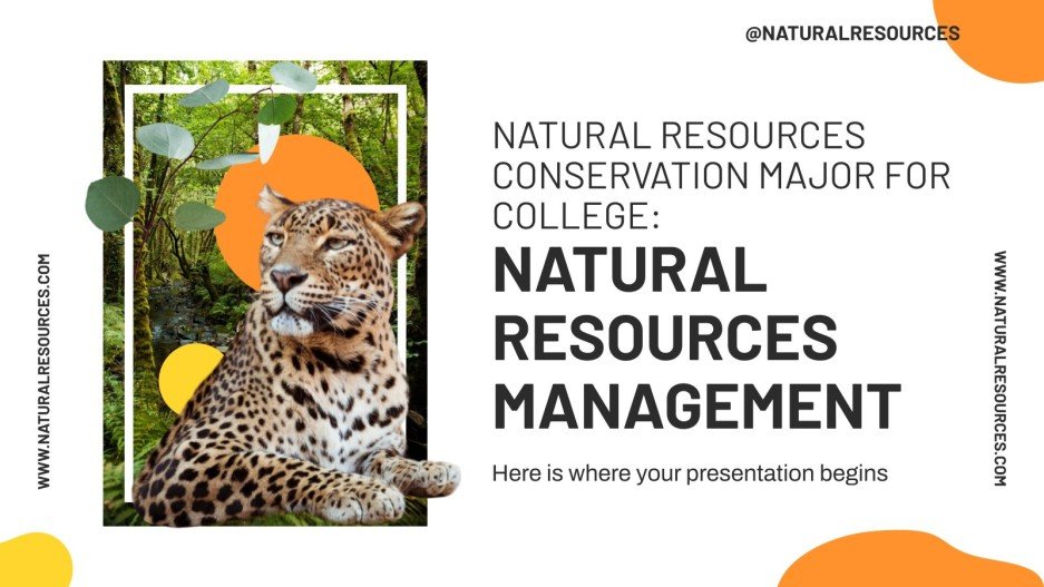 Major for College: Natural Resources Management | Google Slides