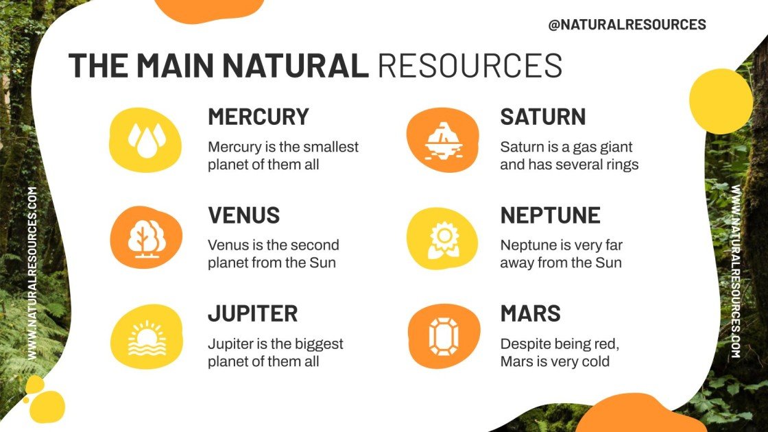 Major for College: Natural Resources Management | Google Slides
