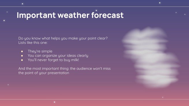 Calendar & Weather Personal Organizer | Google Slides & PPT