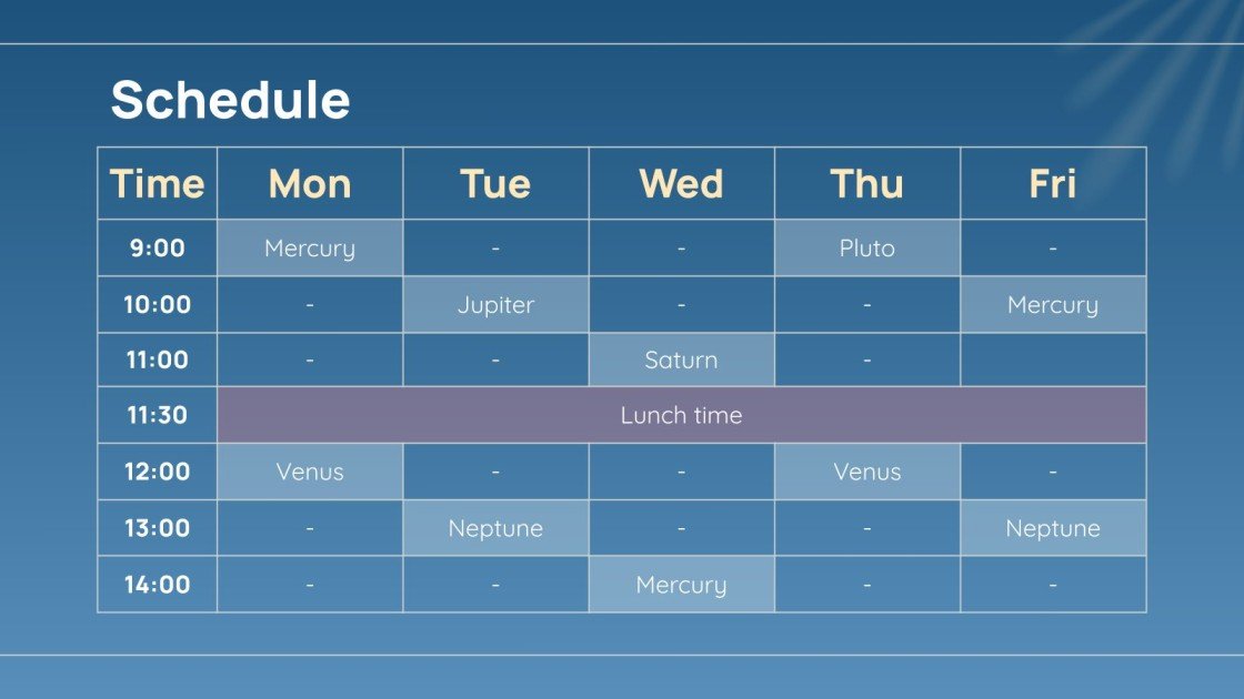 Calendar & Weather Personal Organizer | Google Slides & PPT