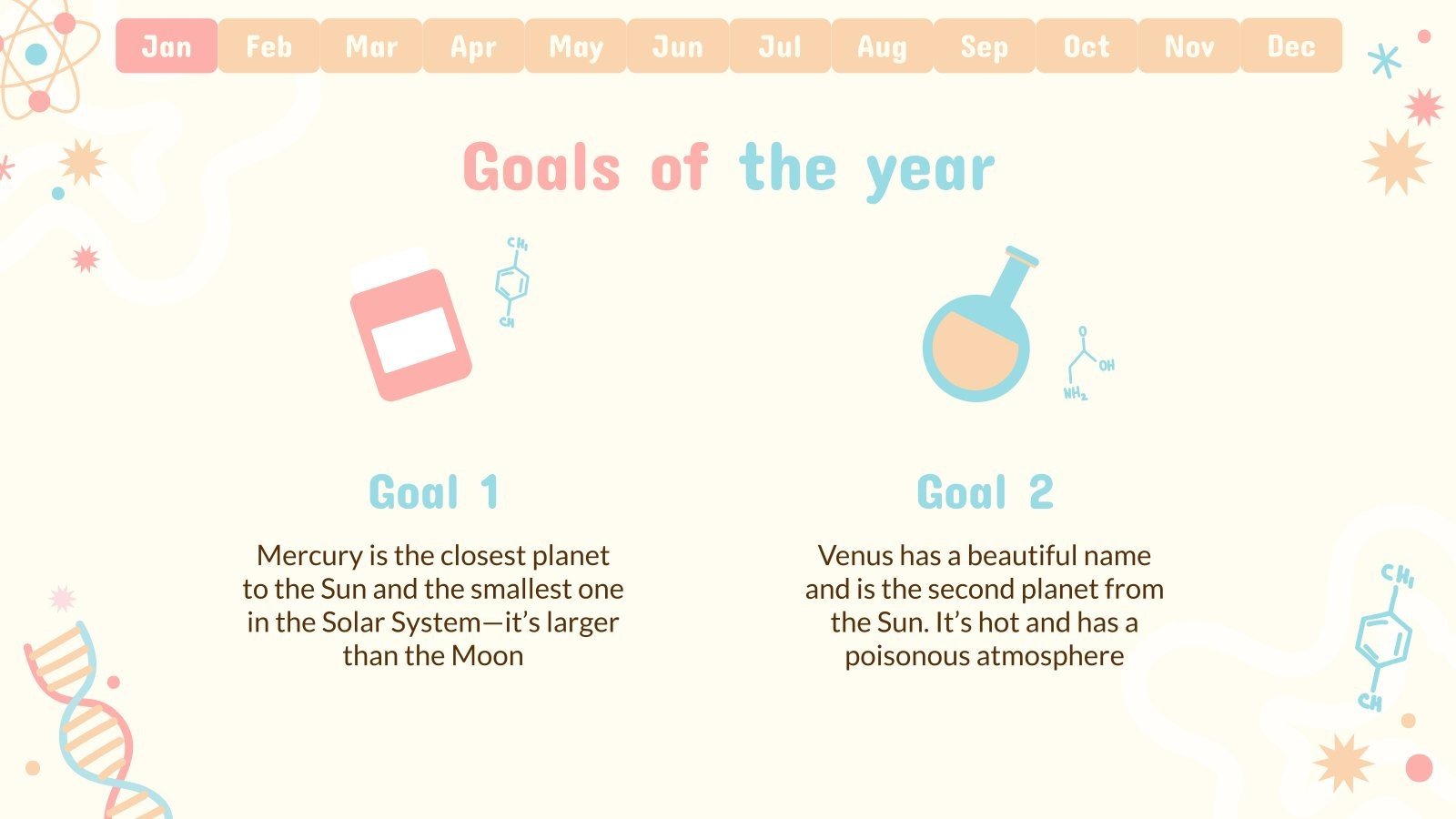 Pastel Palette Style Chemistry Planner for High School