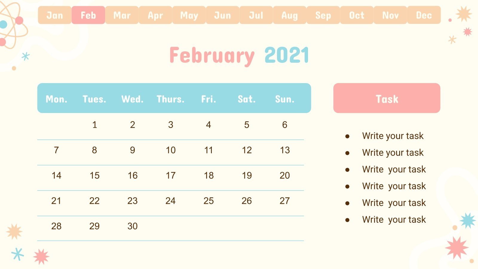 Pastel Palette Style Chemistry Planner for High School