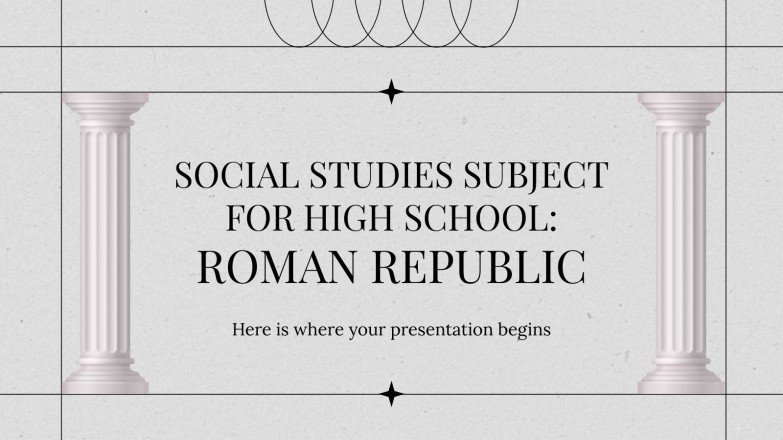 Social Studies Subject for High School: Roman Republic