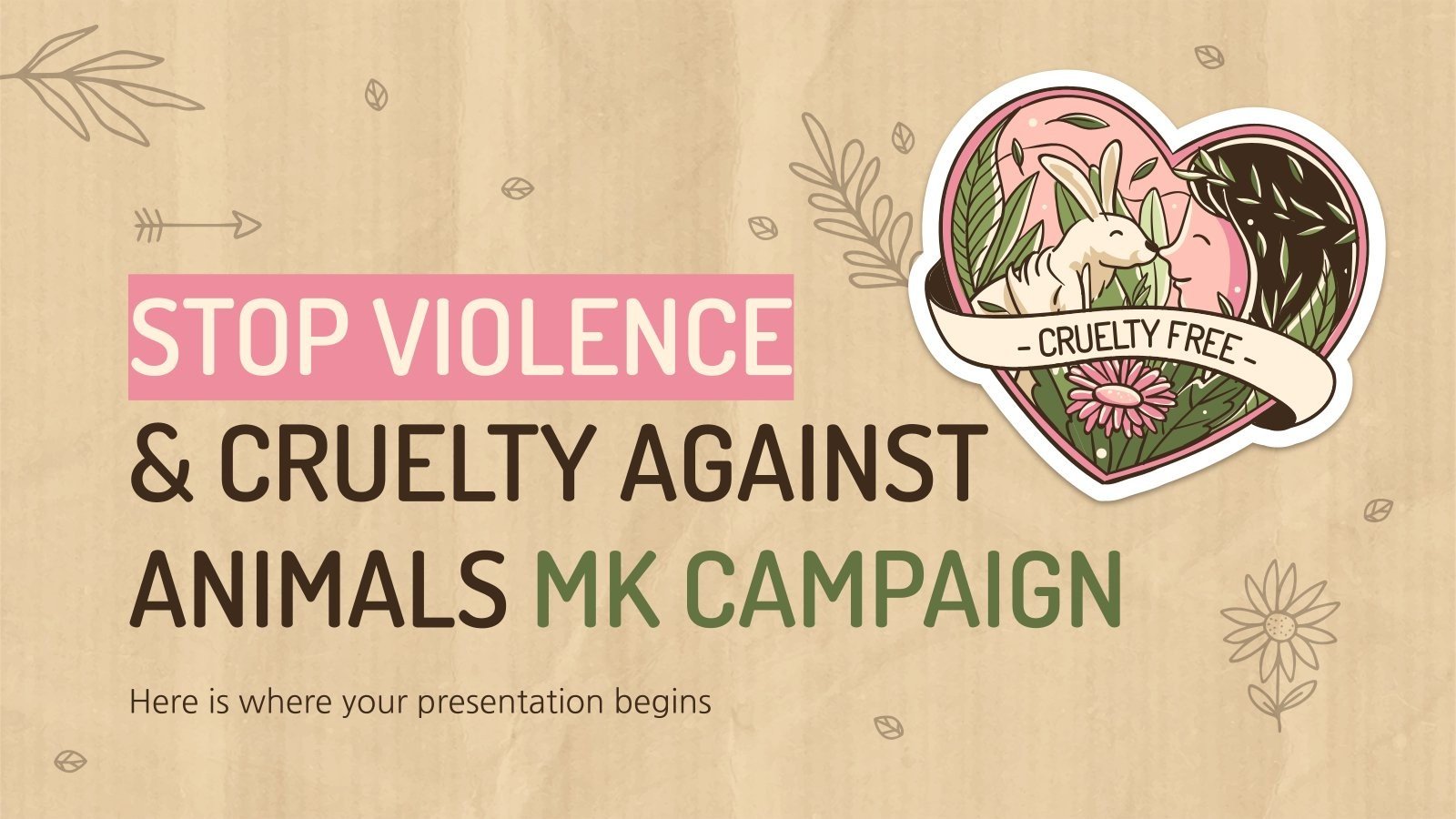 Stop Violence & Cruelty Against Animals MK Campaign