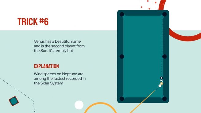 Pool Table Tricks! | Template for Google Slides & PowerPoint