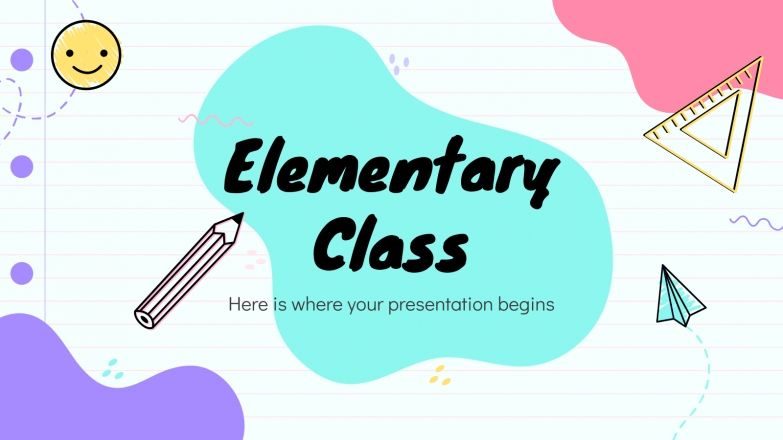 Elementary Class Google Slides & PowerPoint template