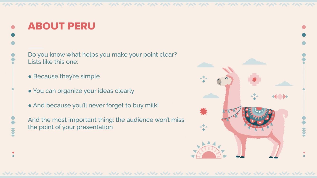 Peru Travel Tour | Template for Google Slides & PowerPoint
