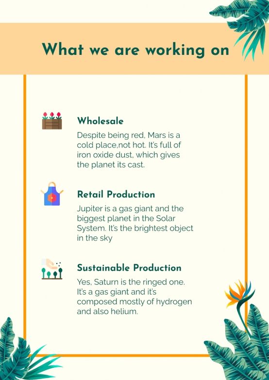 Flower Power Project Proposal | Google Slides & PPT theme