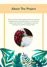 Flower Power Project Proposal | Google Slides & PPT theme