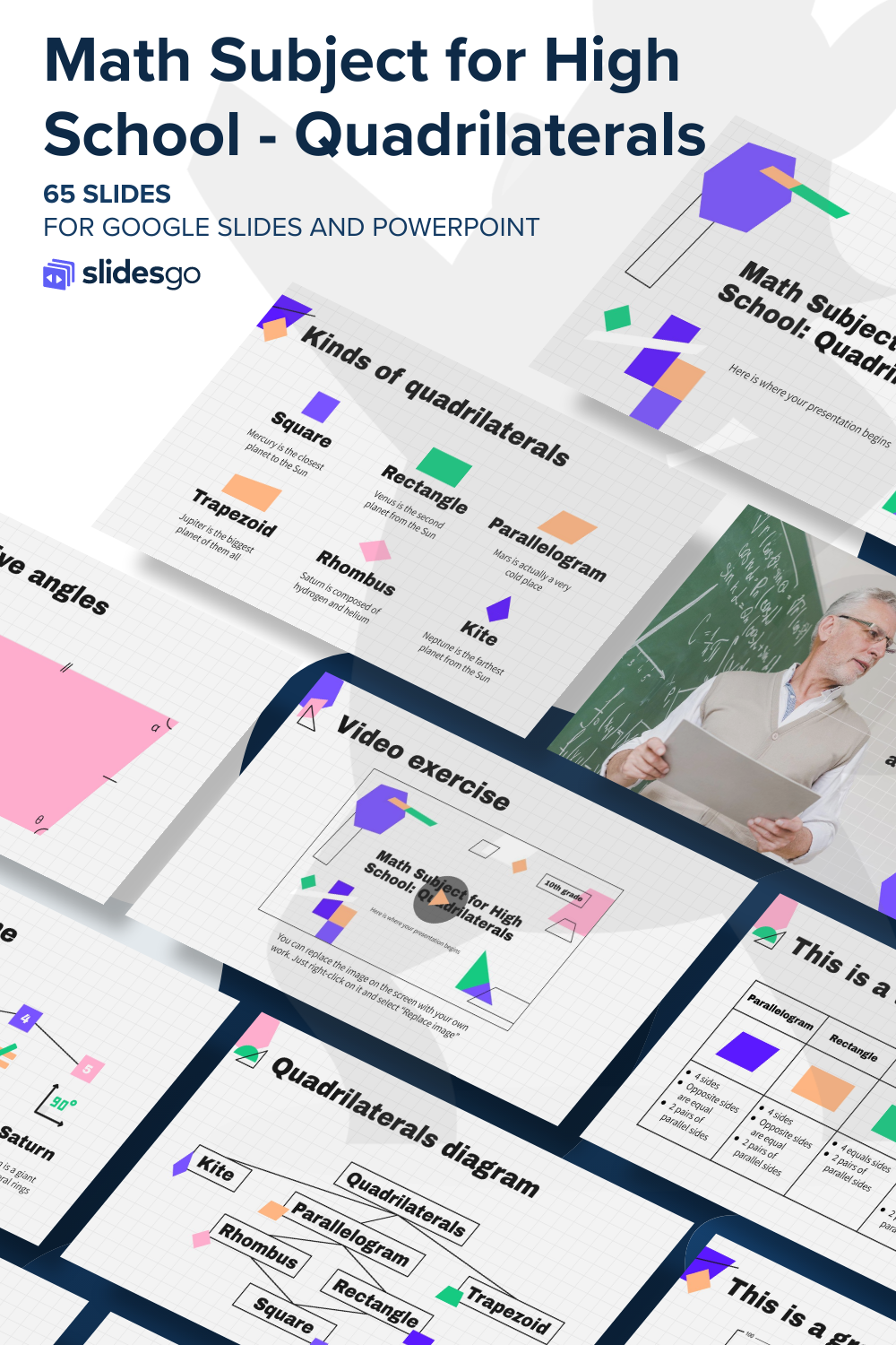 Math for High School: Quadrilaterals | Google Slides & PPT